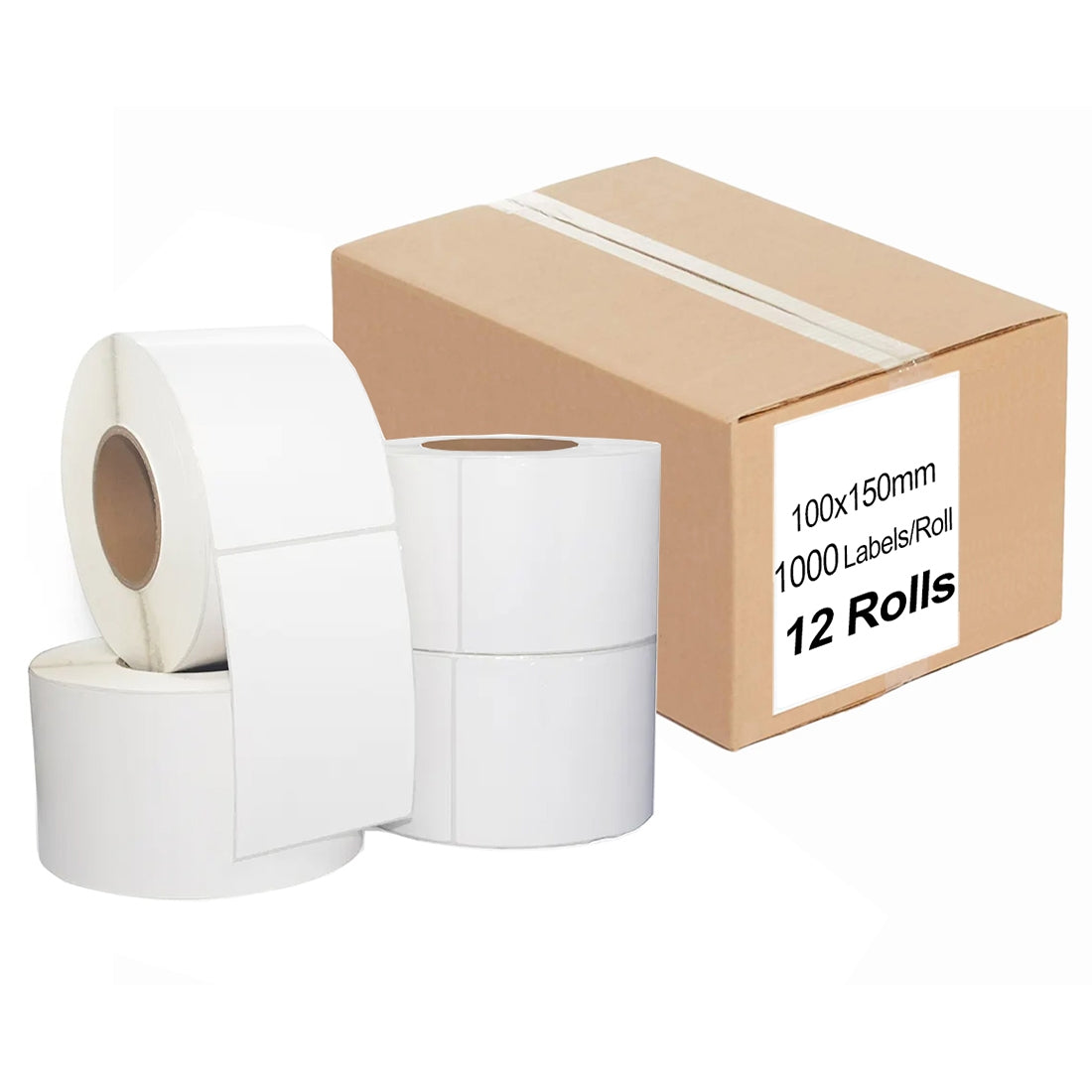 12 Rolls StarTrack Express Thermal Labels Rolls 100mm X 150mm - 1000 L