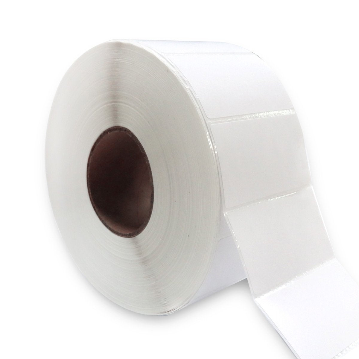 40 Rolls 50mm X 25mm Perforated Direct Thermal Labels White - 2000 Lab