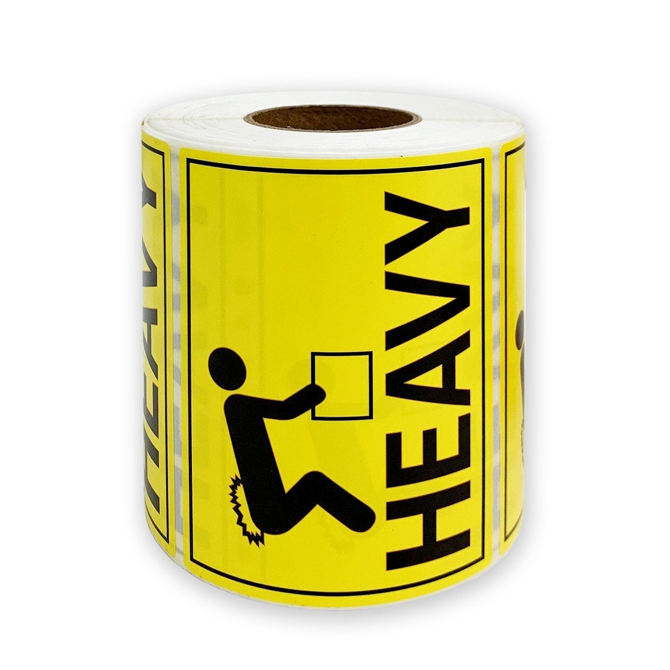 6 Rolls HEAVY Warning Label in Yellow Shipping Adhesive Sticker 100x75