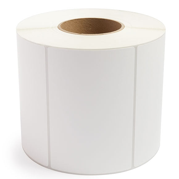 20 Rolls 100mm X 75mm Perforated Direct Thermal Labels White - 500 Lab
