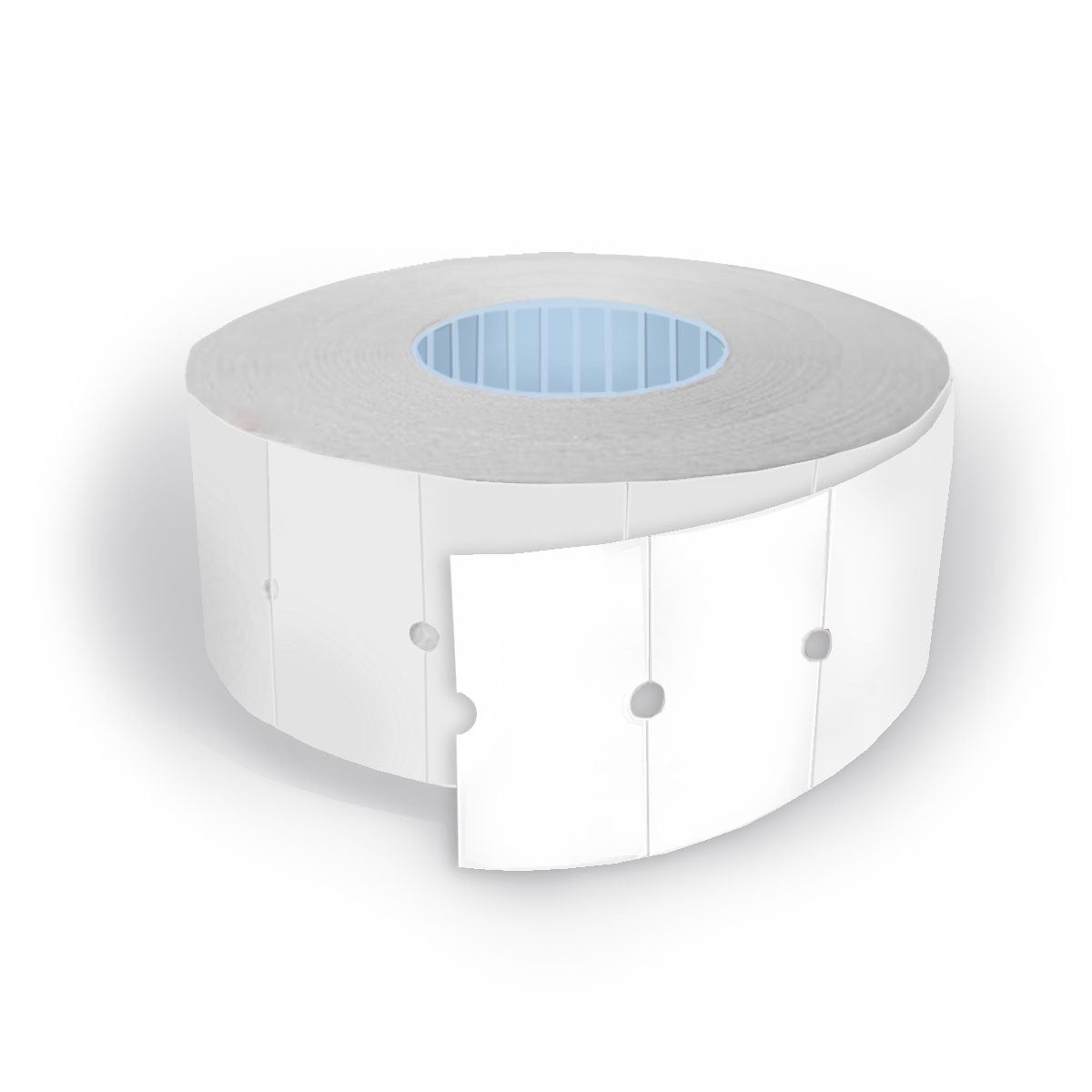 200 Rolls Plain White Price Labels 21x12mm for Single Line Pricing Gun